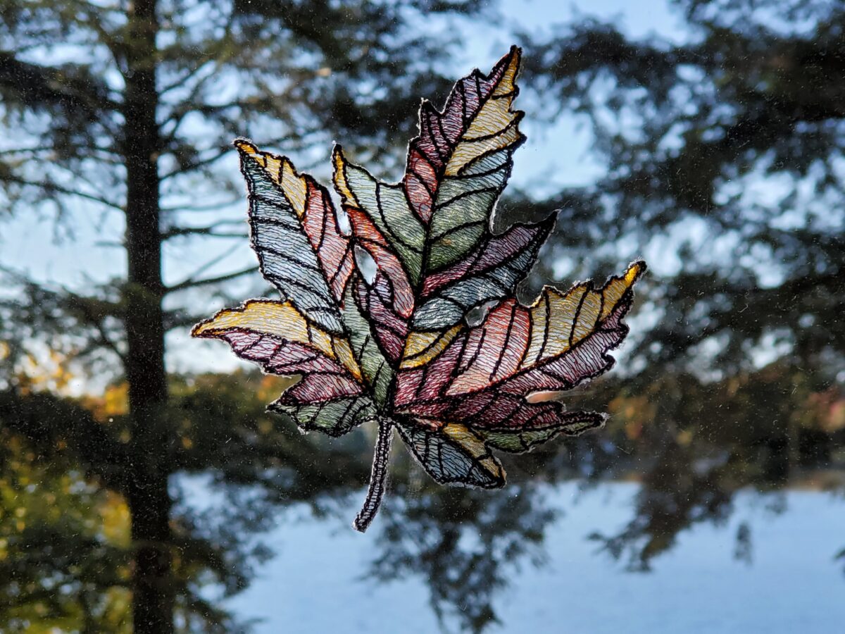 Laura’s Stained Glass Leaf – BFC Creations BLOG